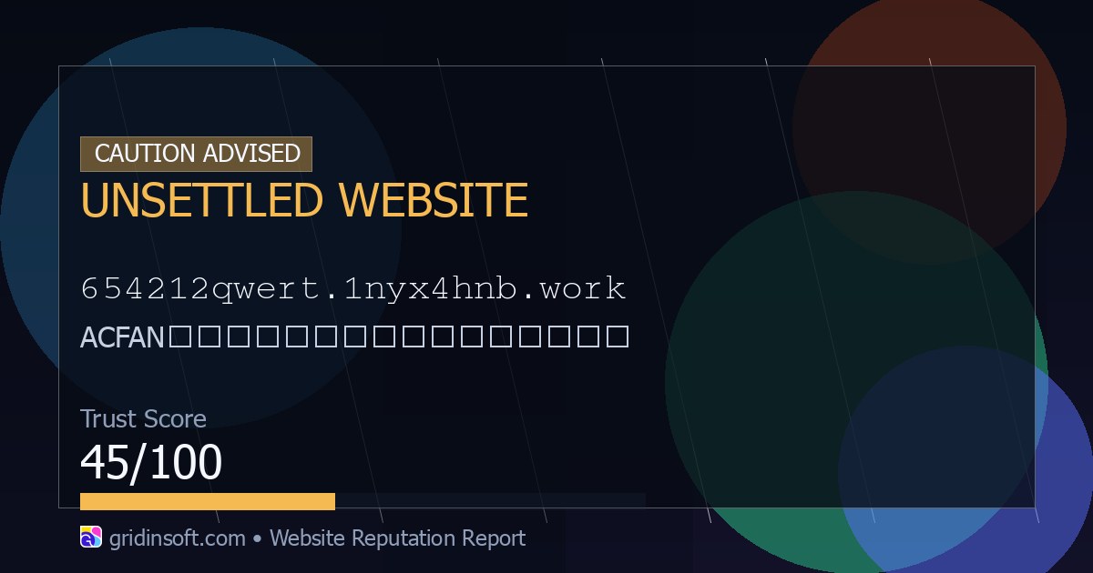 654212qwert.1nyx4hnb.work：域名较新 分析
