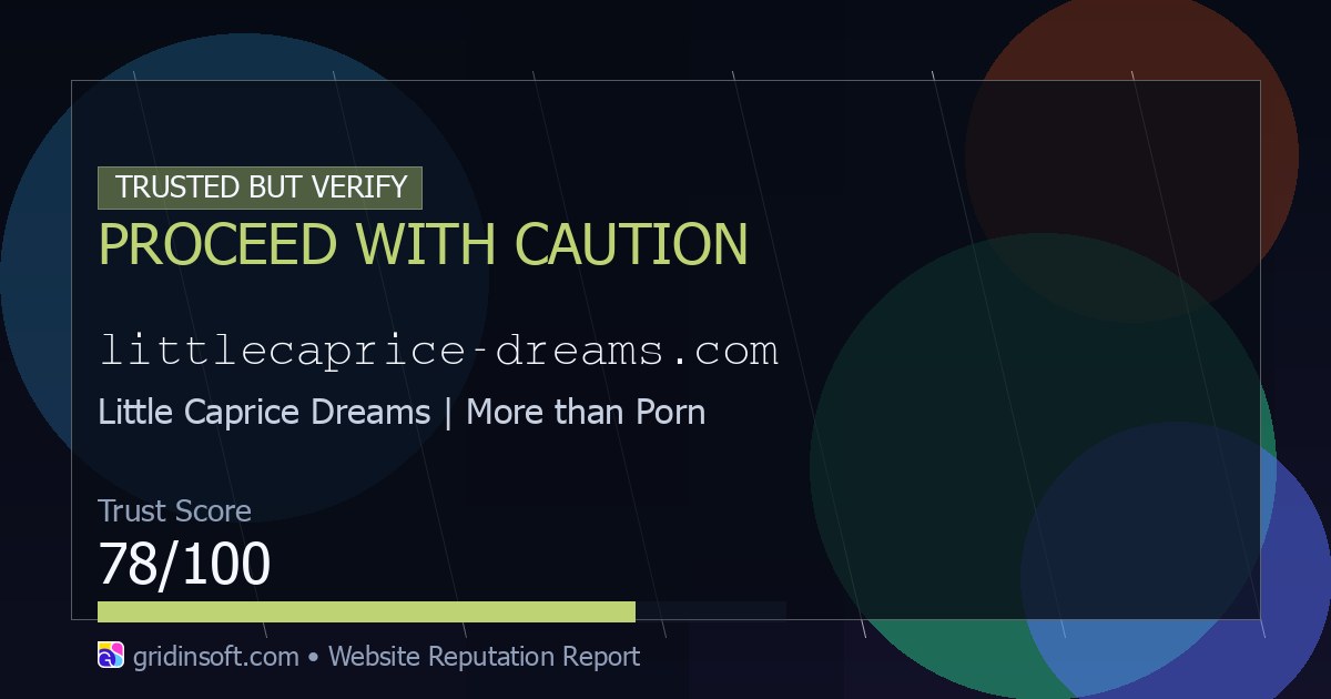 Littlecaprice-dreams.com：网店信誉评估 (信任评分 78/100)